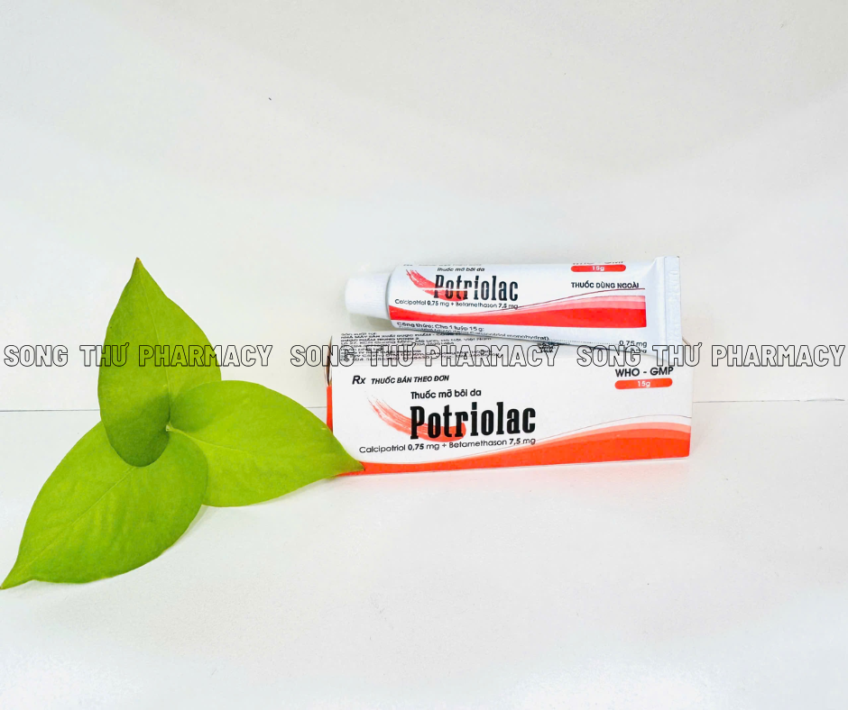 POTRIOLAC CREAM - THUỐC BÔI ĐIỀU TRỊ VẢY NẾN, VIÊM DA - Nhà thuốc Song Thư