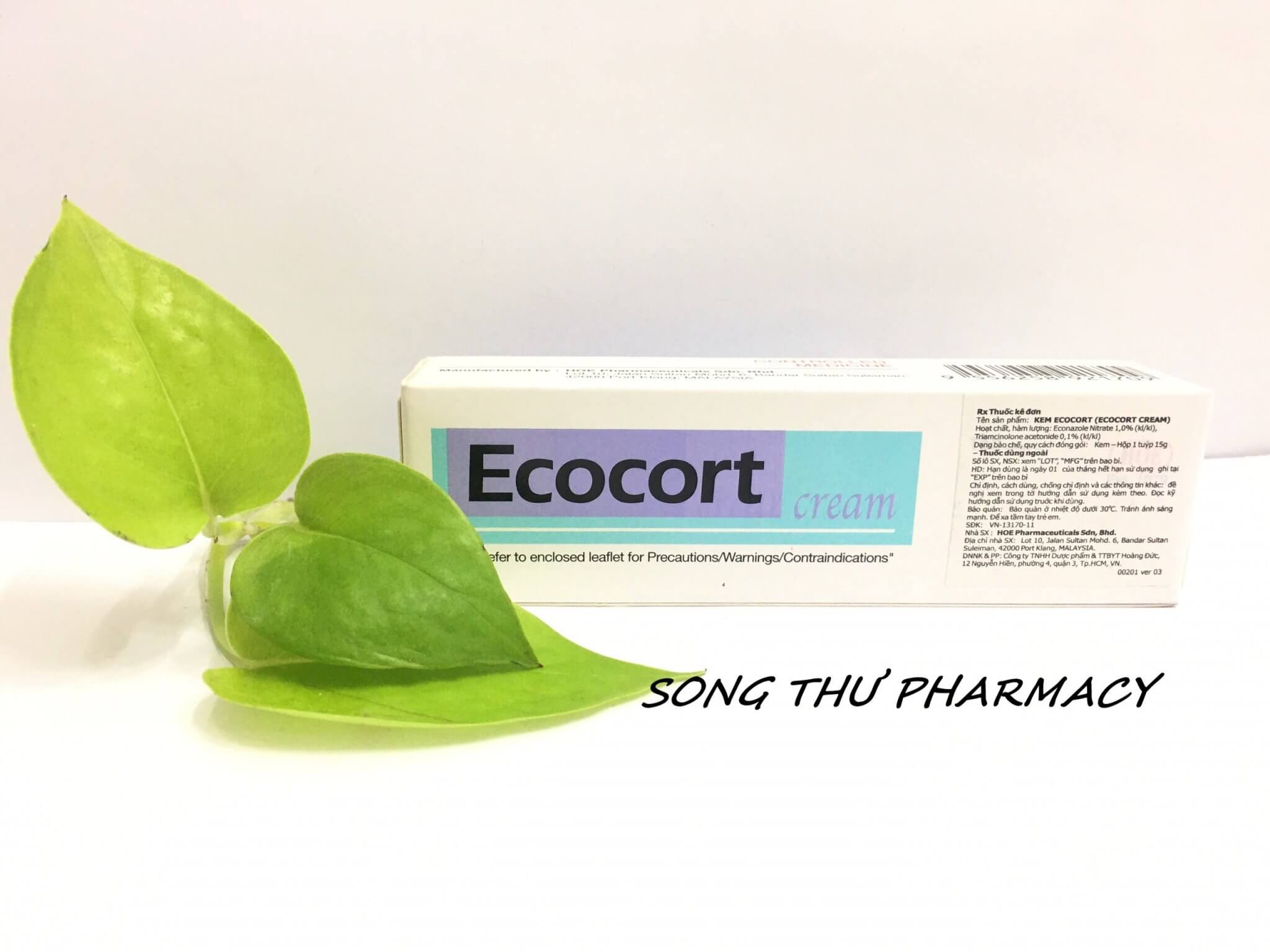 ECOCORT CREAM - THUỐC BÔI NGOÀI DA - Nhà thuốc Song Thư